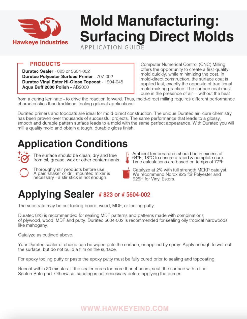APPLICATION GUIDES | Hawkeye Industries