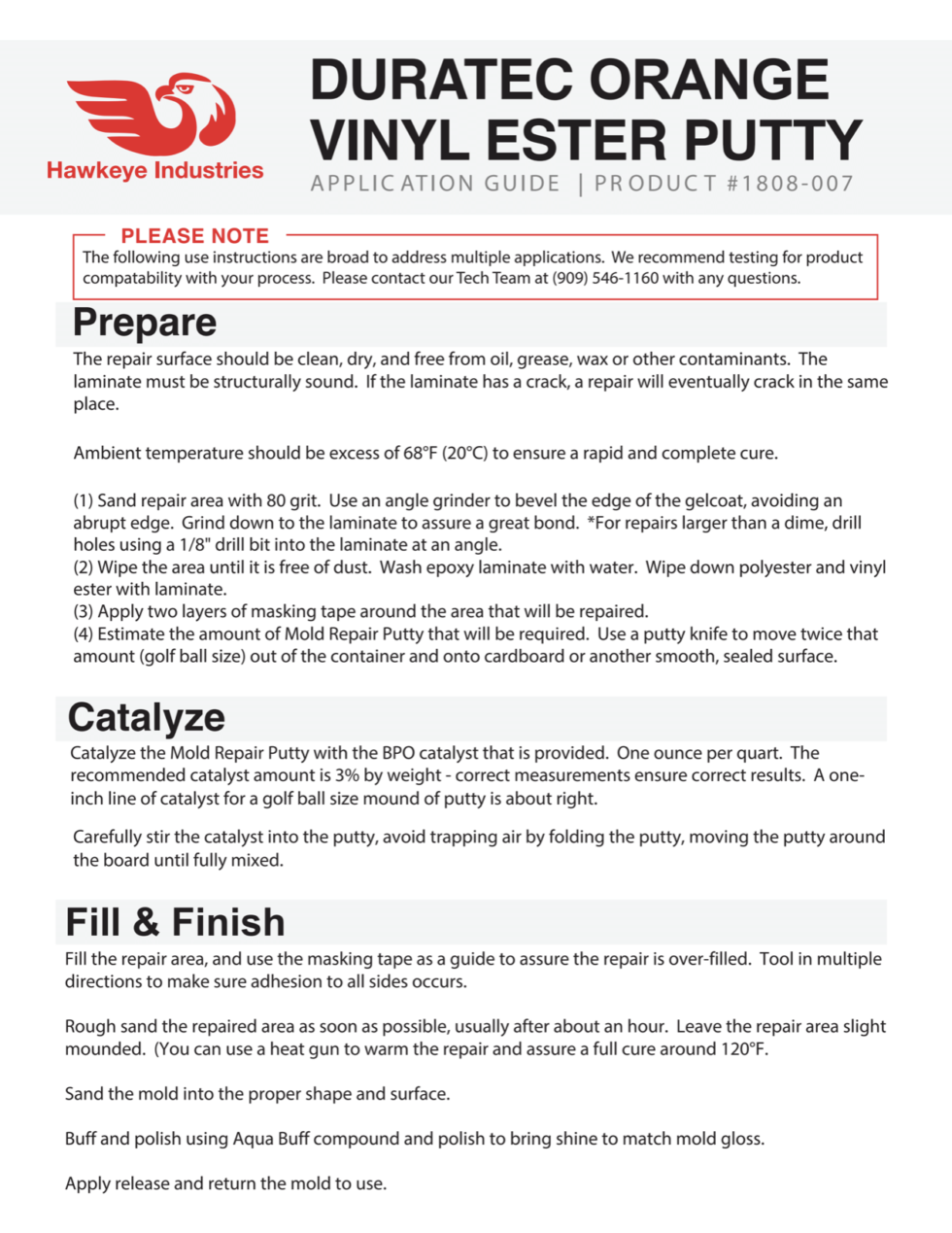 APPLICATION GUIDES | Hawkeye Industries