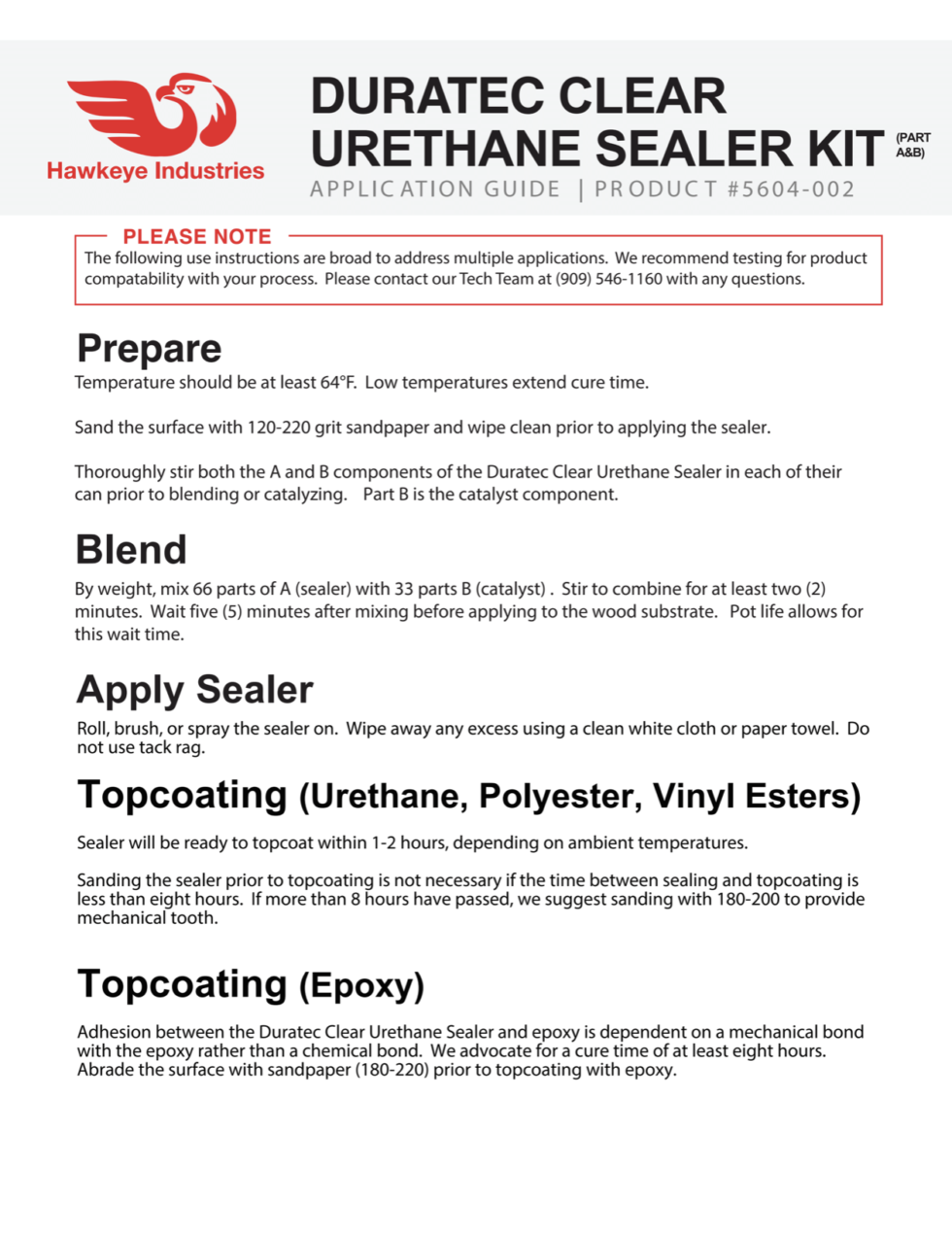 APPLICATION GUIDES | Hawkeye Industries